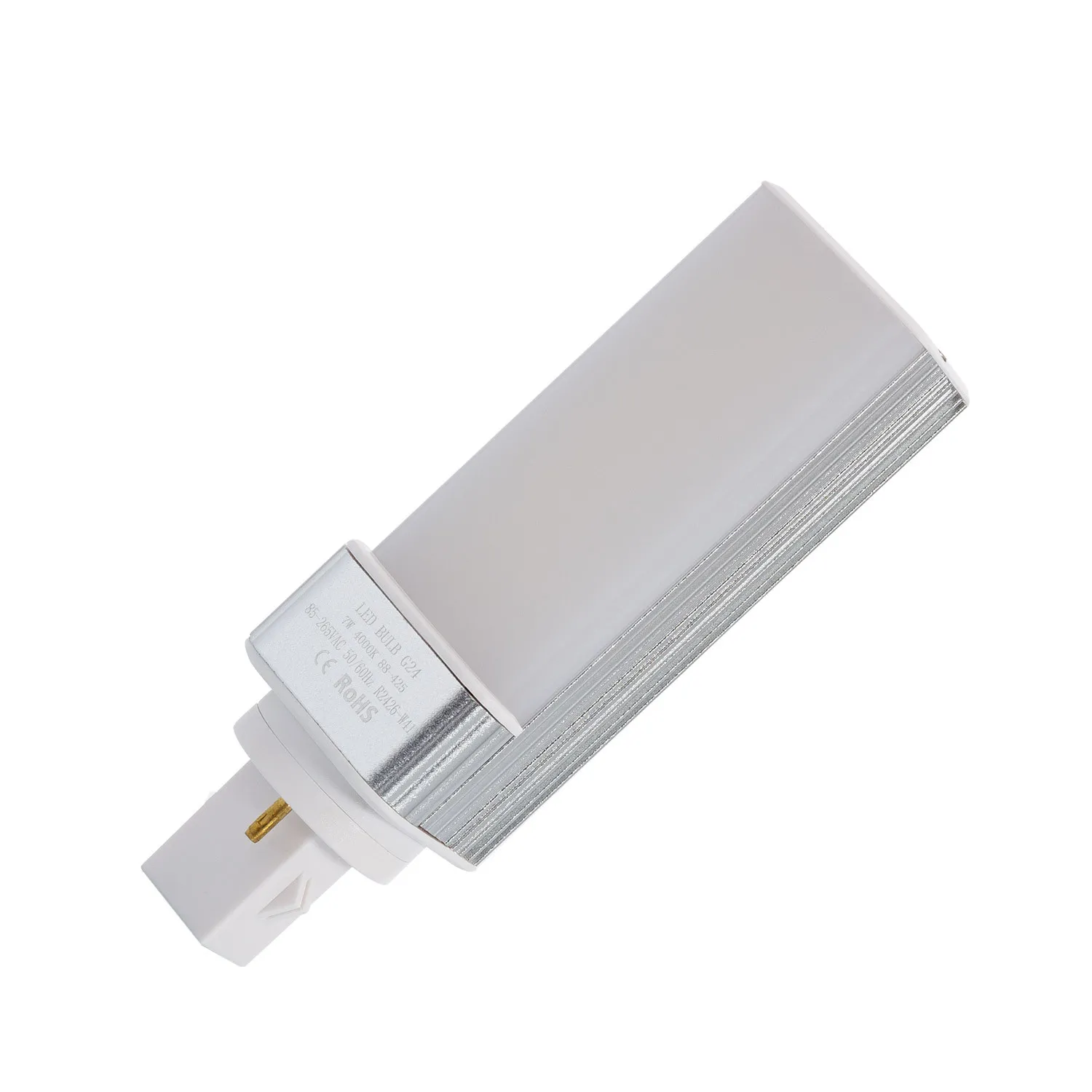 LÂMPADA LED PLC G24 7W FROST - AMAROLED